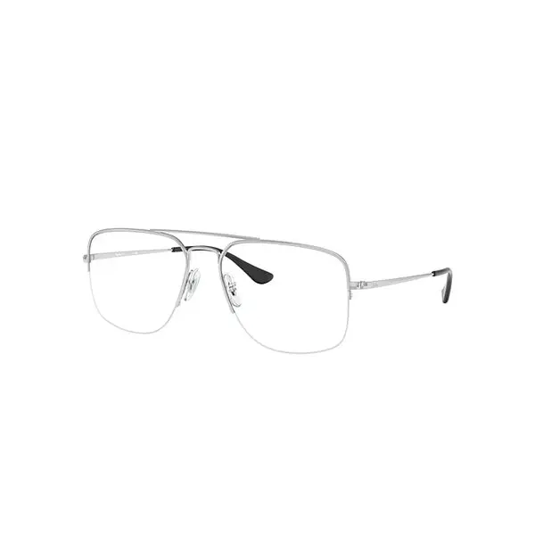Ray-ban General Gaze Optics Eyeglasses Frame - Silver