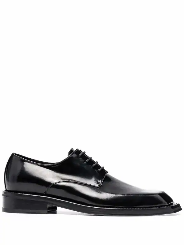 Martine RoseDerby Shoes, Size 40, MARTINE ROSE A/W20 Black Brushed