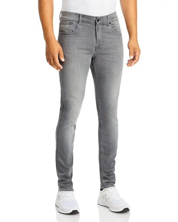 7 For All Mankind Luxe Performance Plus Slimmy Tapered Jeans - Gray