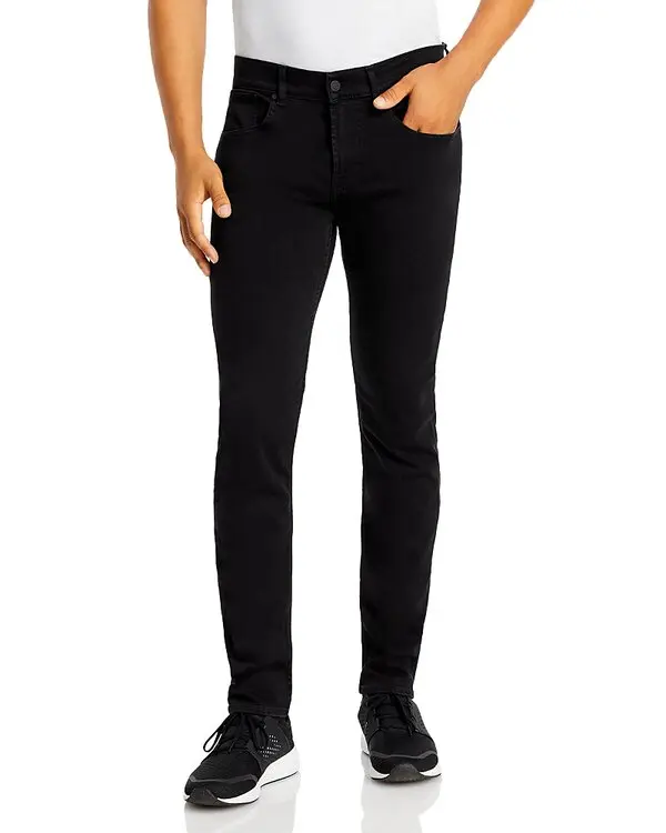 7 For All Mankind Luxe Performance Plus Slimmy Tapered Slim Fit Jeans - Black