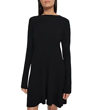 h&m ribbed sweater dress Empire Wool Moving Rib Dress