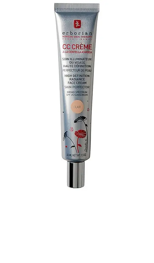 ERBORIAN Travel Cc Cream Buildable Tinted Color Corrector With Spf 25