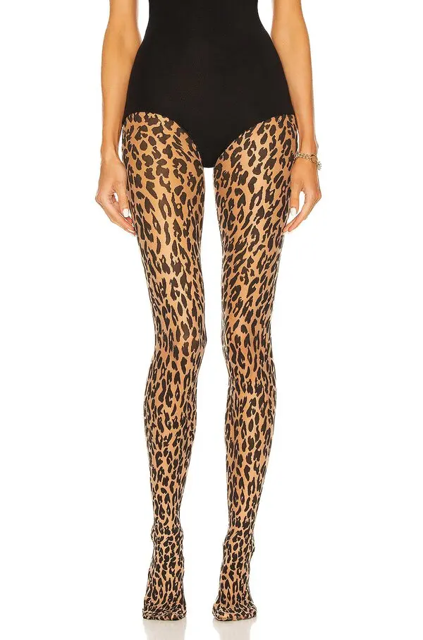Wolford Leo Tights - Fairly Light & Black
