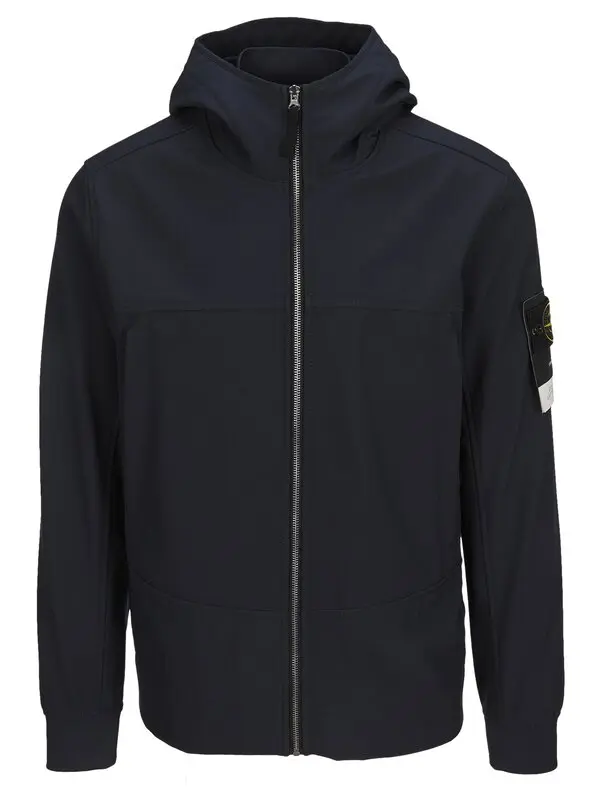 Stone Island Soft Shell Jacket - Navy | Editorialist