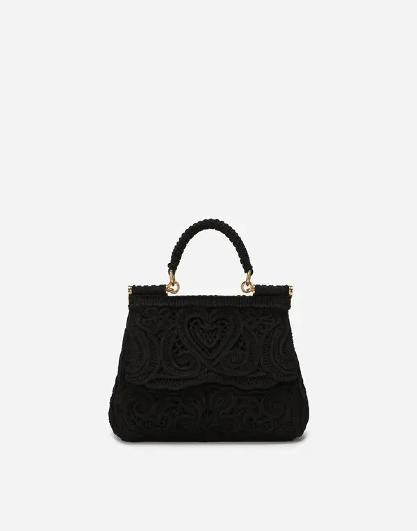 Dolce & Gabbana Small Cordonetto Lace Sicily Bag