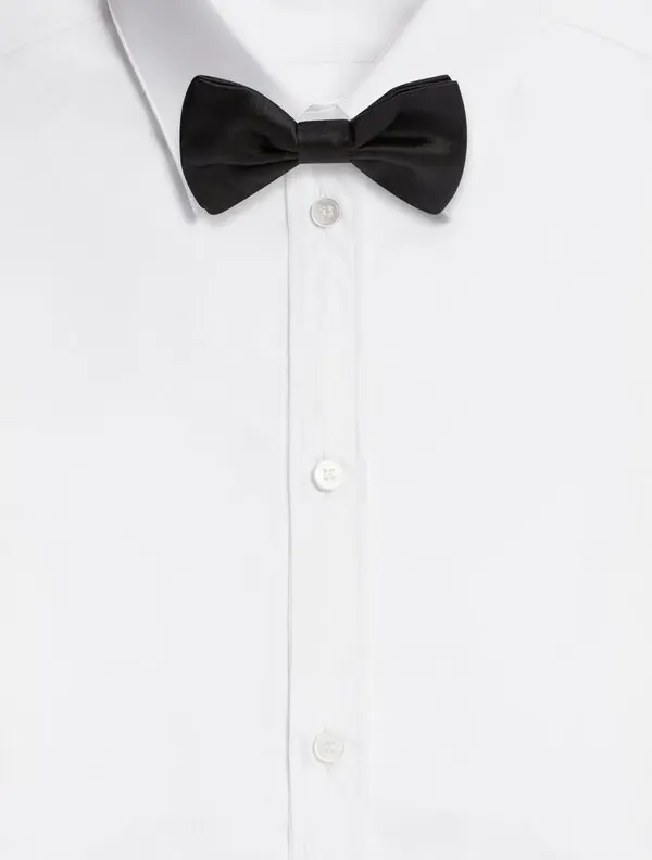 Dolce & Gabbana Silk Bow Tie - Black