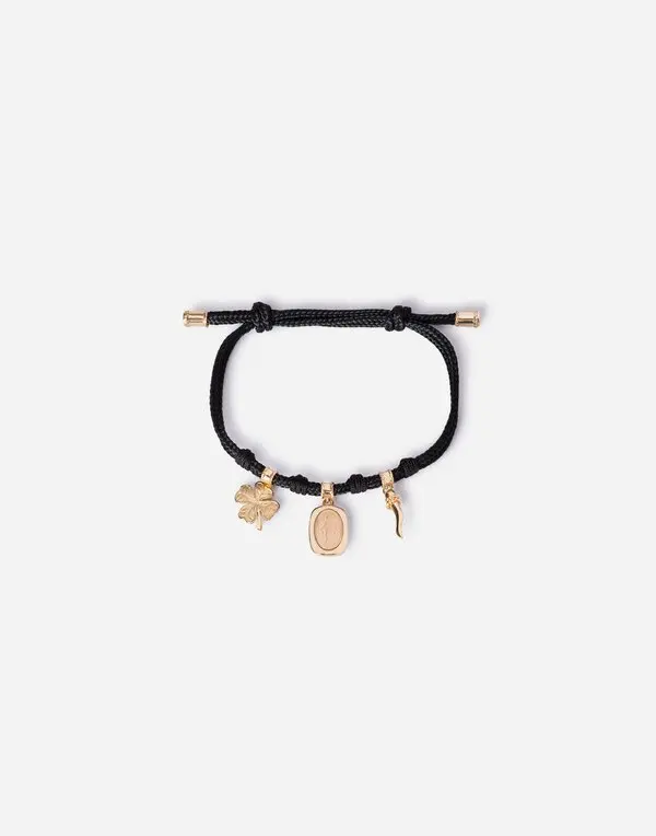 Dolce & Gabbana Good Luck Bracelet With Pendant In 18 Carat Gold