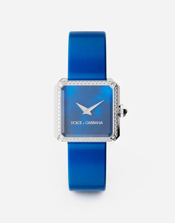 Dolce & Gabbana Sofia Steel Watch With Diamonds - Blue