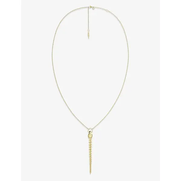 SHAUN LEANE Serpent Trace Necklace - Yellow Gold Vermeil