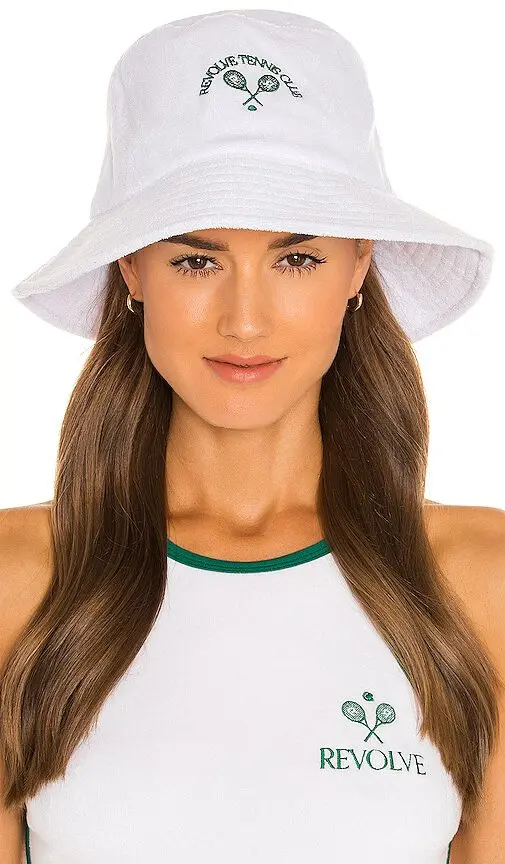 Buy Revolve Bucket Hat - White At 53% Off | Editorialist