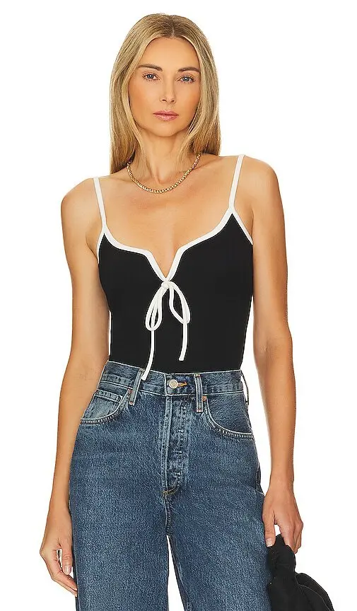 LOVERS AND FRIENDS Maddison Top - Black & White