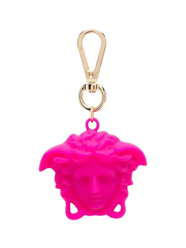 Versace Kidsfuchsia Medusa Head Keychain - Fucsia/oro | Editorialist