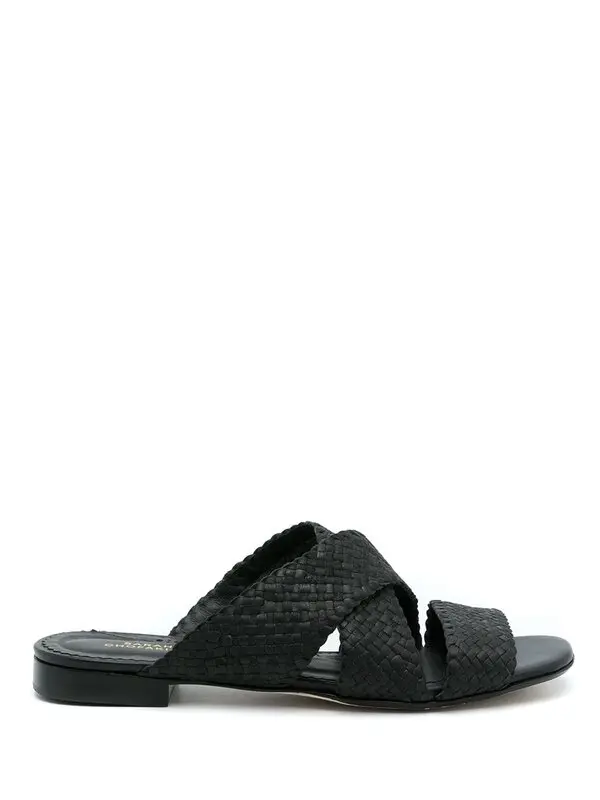 STUDIO CHOFAKIAN Tristan Open-toe Sandals - Black