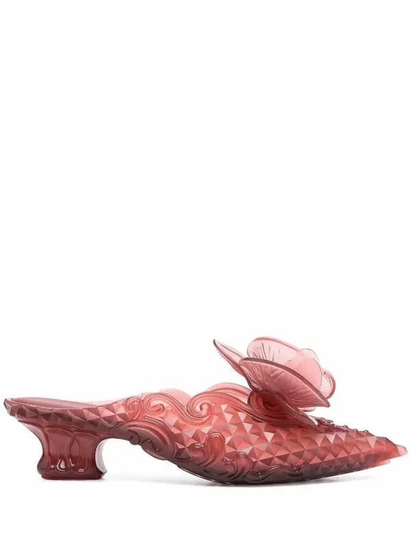Y/project X Melissa Orchid Mules - Red