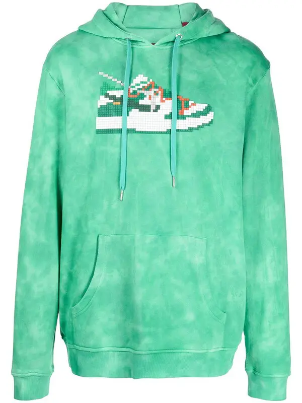 MOSTLY HEARD RARELY SEEN Dunk Tie-dye Pullover Hoodie - Green