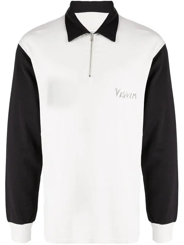Visvim Logo-print Half-zip Sweatshirt