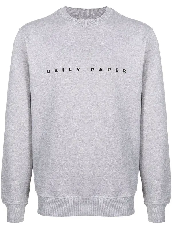 DAILY PAPER Logo-print Sweatshirt - Grey