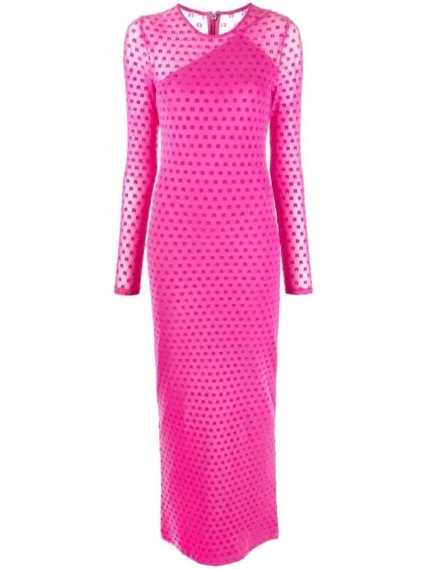 Remain Birger Christensen Isadora Logo Dress In Pink - 60% Off |  Editorialist