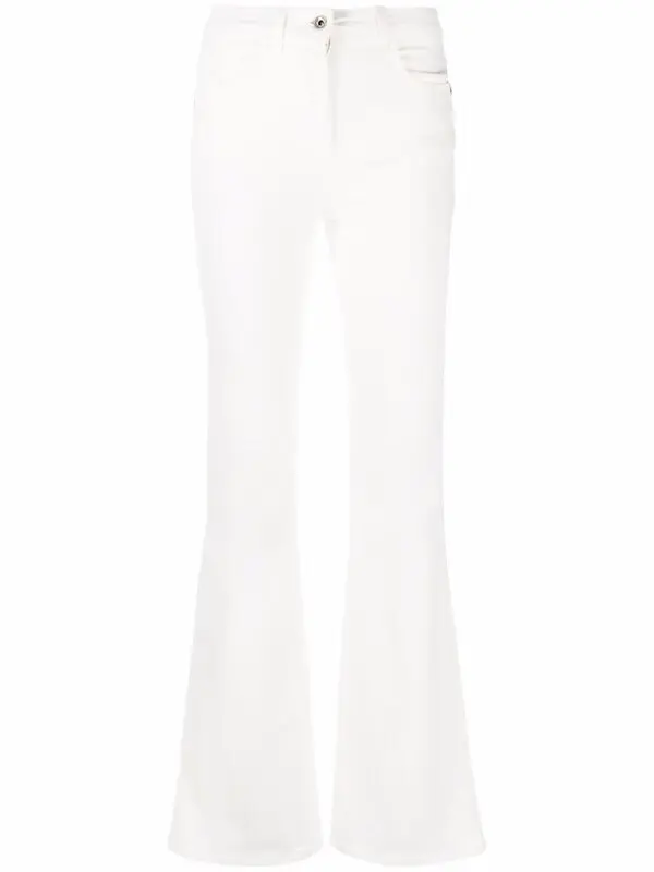 Patrizia Pepe Flared Jeans - White