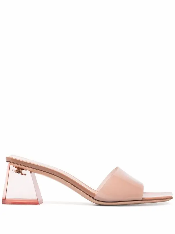 GIANVITO ROSSI Cosmic 55mm Mules - Neutrals