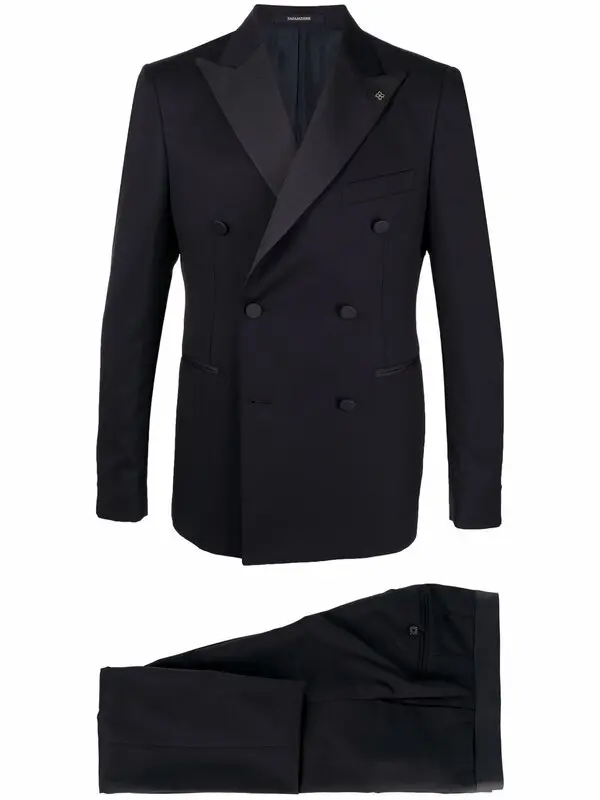 Tagliatore Fitted Double-breasted Suit