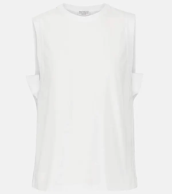 Brunello Cucinelli Cotton-blend Tank Top
