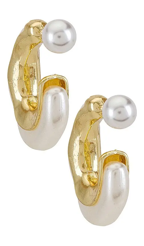 8 Other Reasons X Otter Pearl Hoop Earrings