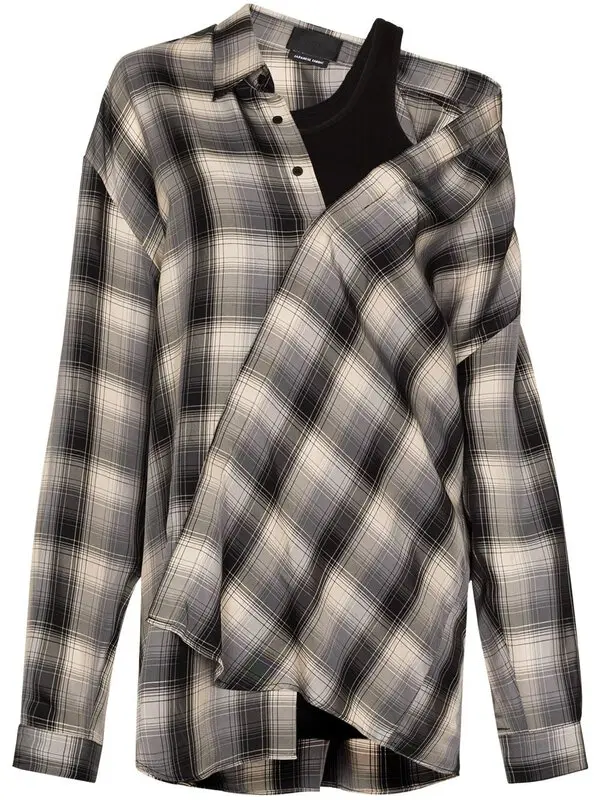 RtA Valery Plaid Shirt