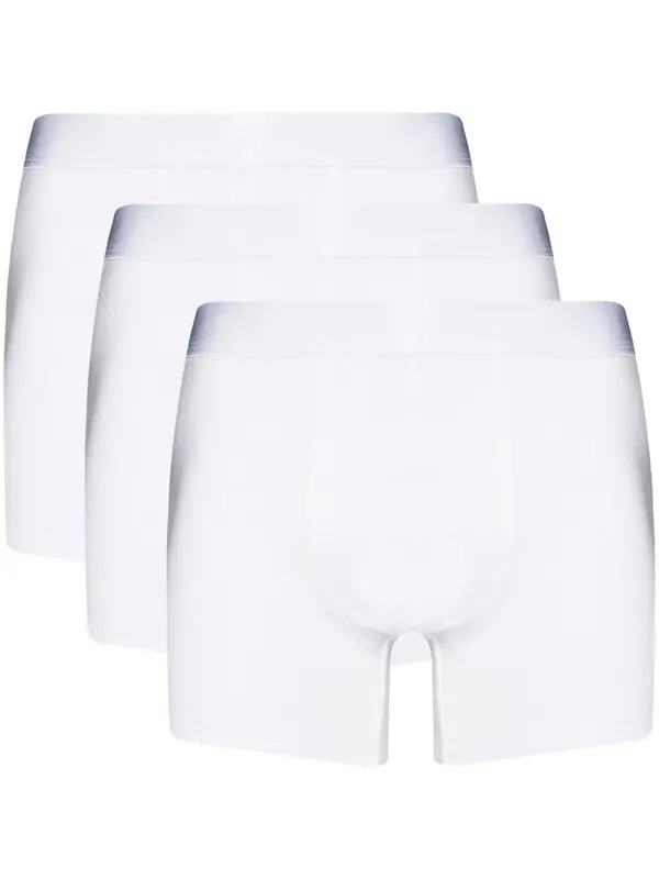 CDLP Three-set Plain Boxers - White