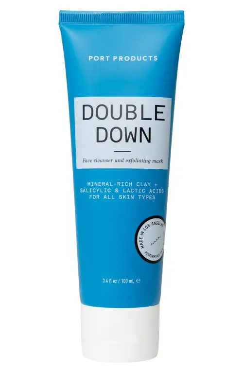 PORT PRODUCTS Double Down Face Cleanser & Exfoliating Mask