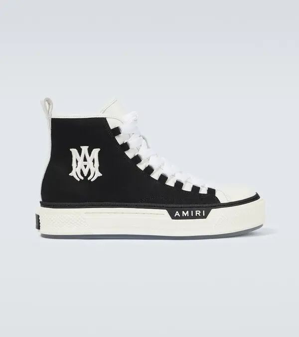 Amiri M.a. Court High-top Sneakers - Black