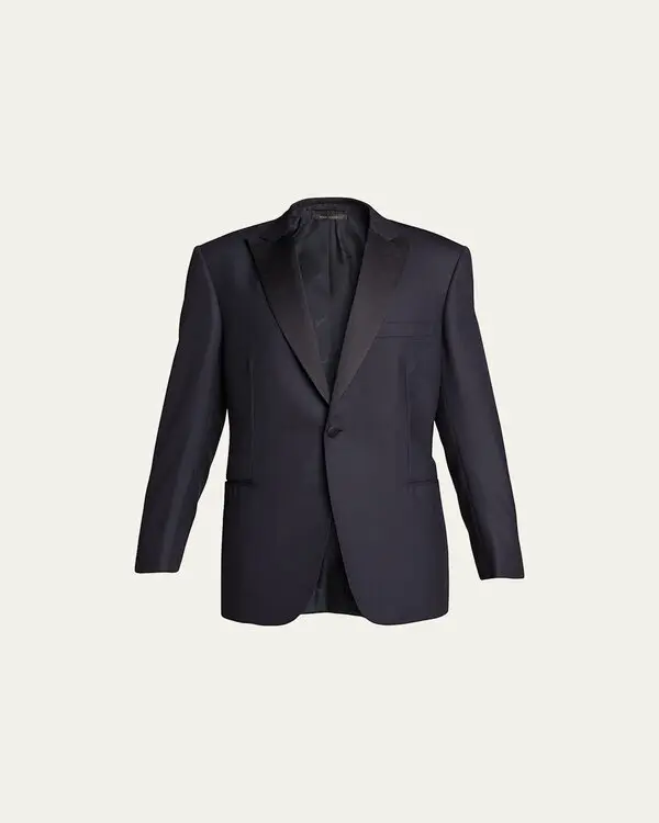 Brioni Policleto Smoking Tuxedo - Midnight Blue