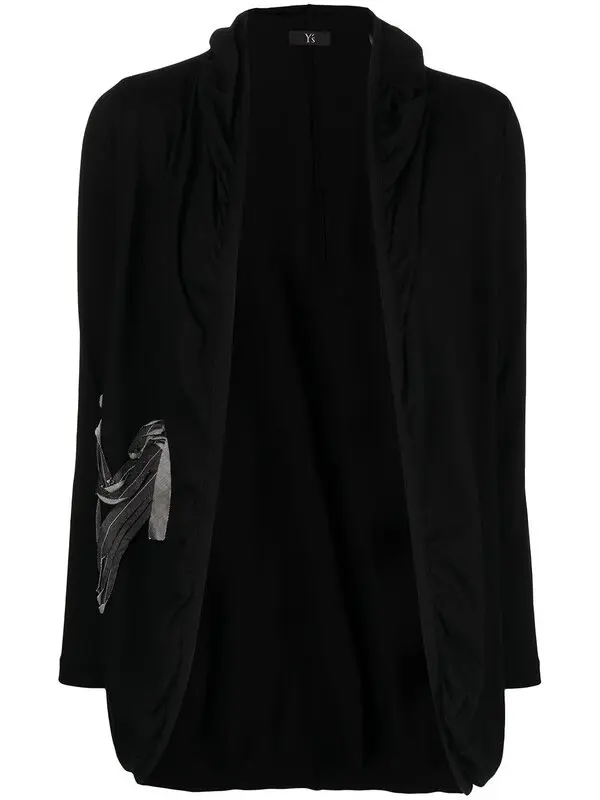 Y’s Logo-patchwork Cardigan