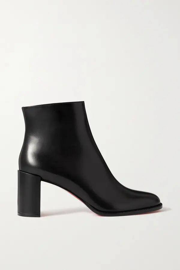 CHRISTIAN LOUBOUTIN Adoxa 70 Leather Ankle Boots