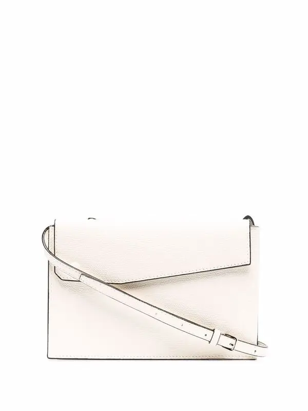 VALEXTRA Large Pocket Crossbody Bag - White