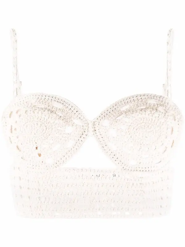Magda Butrym Knitted Crop Top