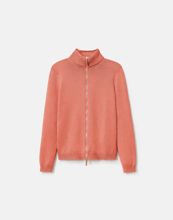 Lafayette 148 New York Cotton-silk Tape Knit Bomber - Altrosa Pink