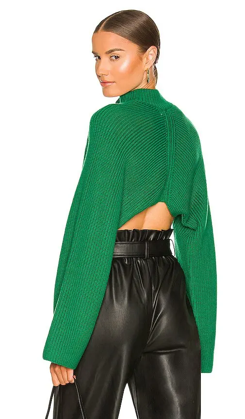 L'academie Isolde Mock Neck Sweater