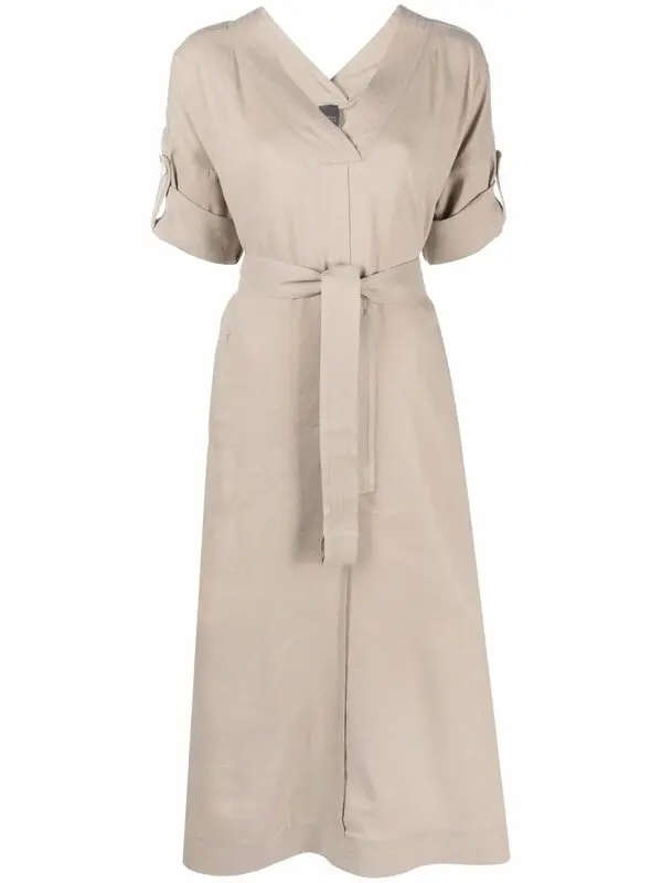 Lorena Antoniazzi Belted Midi Dress