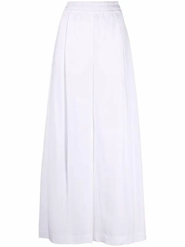 Aspesi Wide-leg Trousers - White