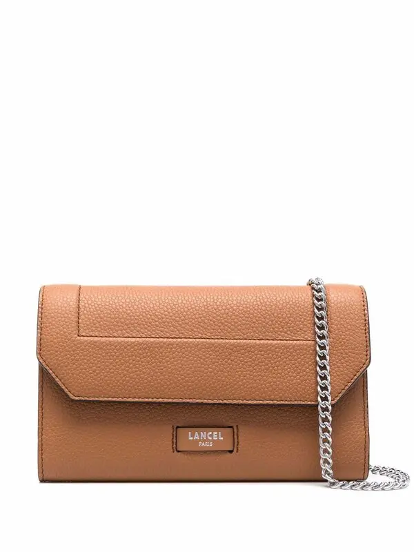 LANCEL Leather Shoulder Bag - Brown