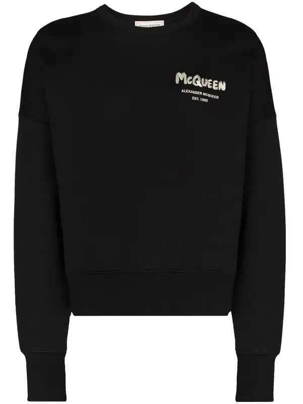 Alexander McQueen Graffiti-print Sweatshirt