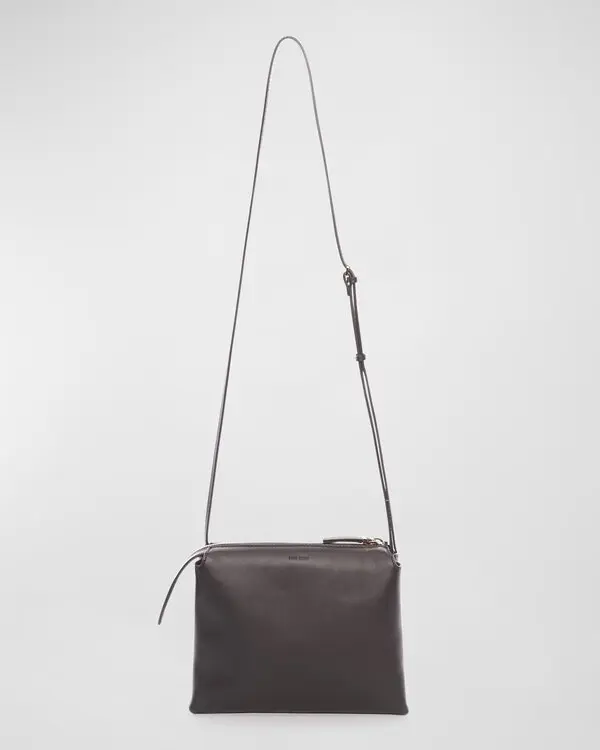 THE ROW Nu Twin Mini Crossbody Bag - Black