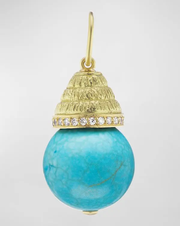 JENNA BLAKE Large Acorn Charm Pendant