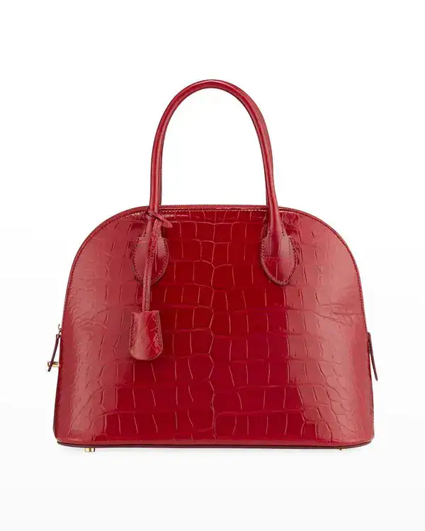 The Row Lady Bag In Alligator - Red | Editorialist