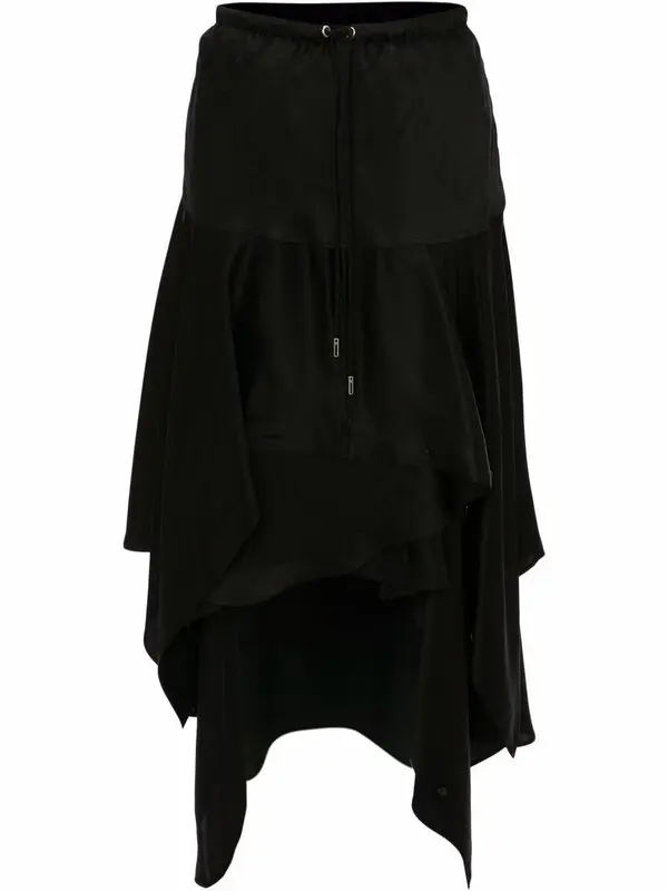JW Anderson Layered Asymmetric Midi Skirt