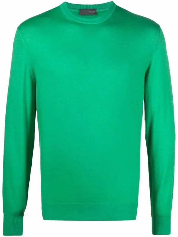 DRUMOHR Crew-neck Knit Jumper - Green