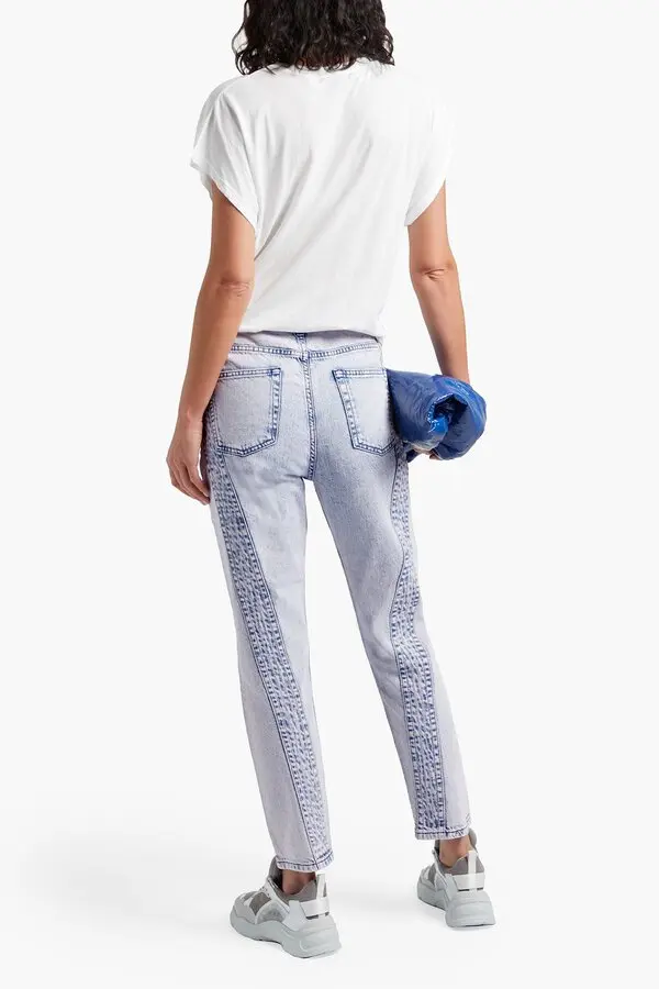 IRO PARIS Inahe High-rise Tapered Jeans