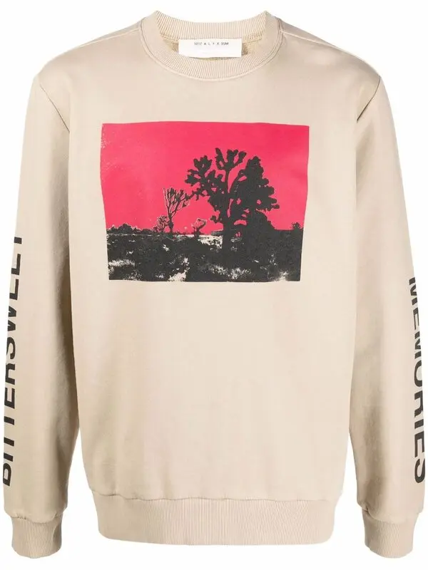 1017 Alyx 9sm Joshua Graphic-print Sweatshirt