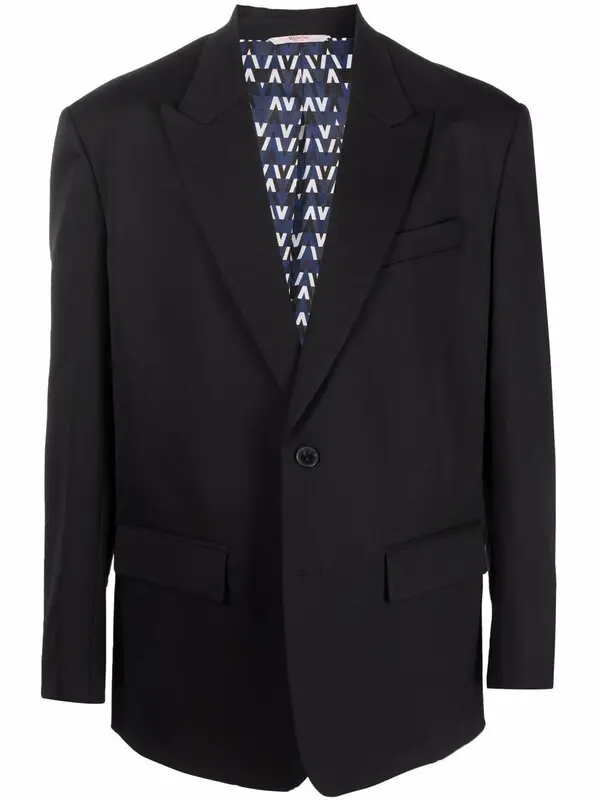 Valentino Garavani Single-breasted Blazer - Black